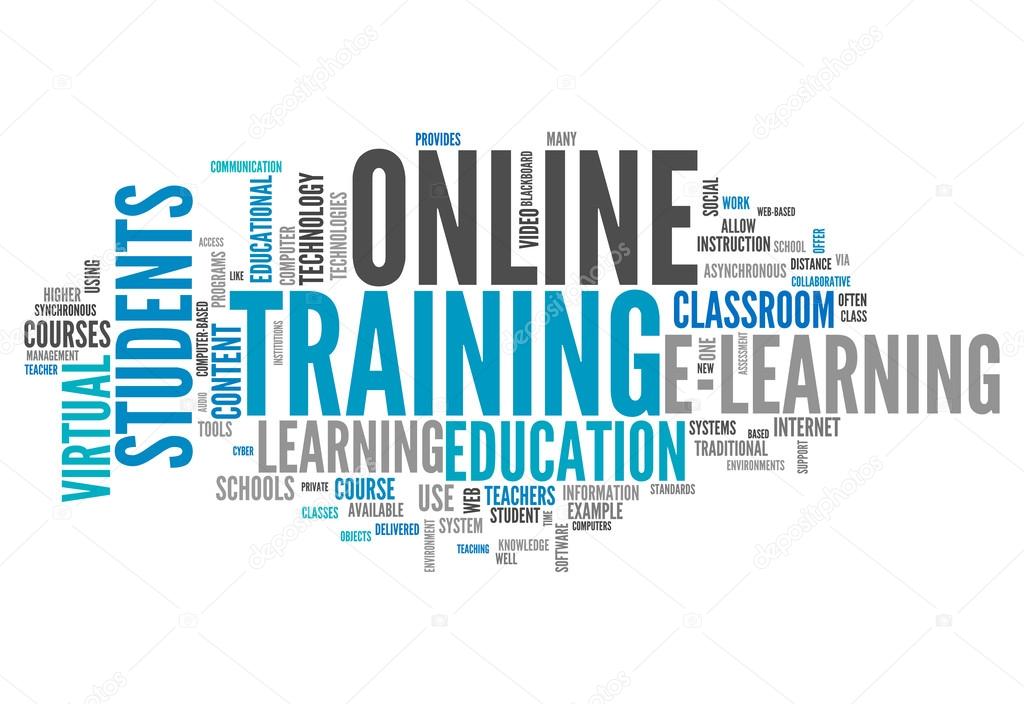Word Cloud Online Training — Stock Photo © mindscanner #42147045