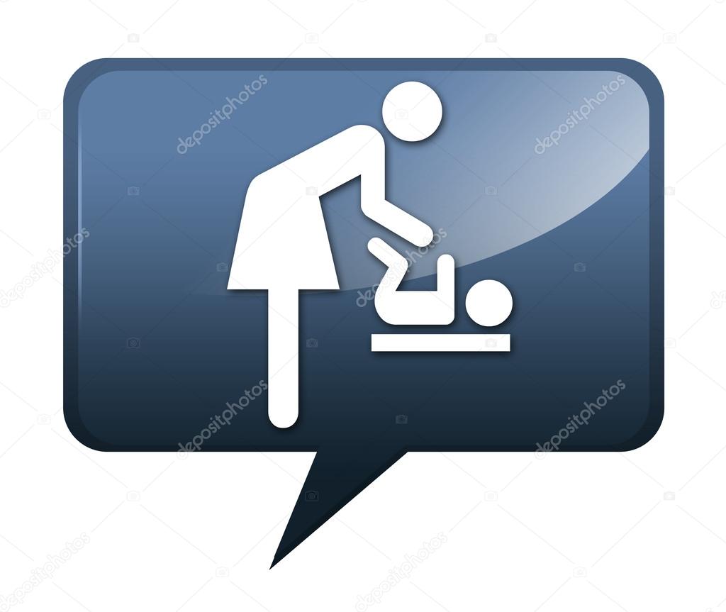 Icon, Button, Pictogram "Baby Change" — Stock Photo © mindscanner #42198285
