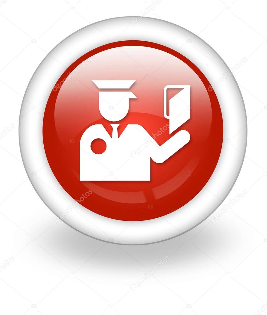 Icon, Button, Pictogram Immigration — Stock Photo © mindscanner #42354771