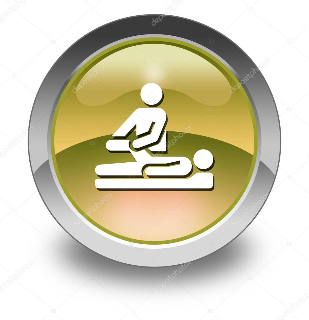 Icon, Button, Pictogram Physical Therapy — Stock Photo © mindscanner ...