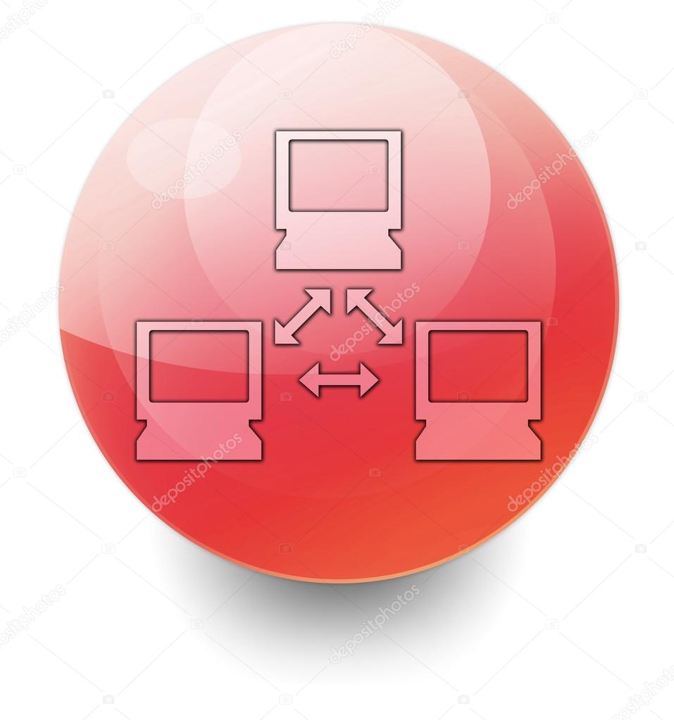 Icon, Button, Pictogram Network — Stock Photo © mindscanner #42997857