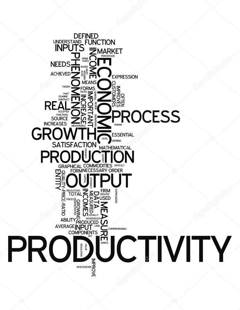 Word Cloud Productivity — Stock Photo © mindscanner #43264059