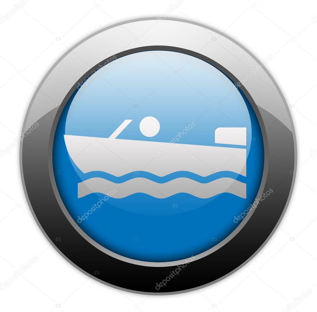 Icon, Button, Pictogram Motorboat — Stock Photo © mindscanner #43921237