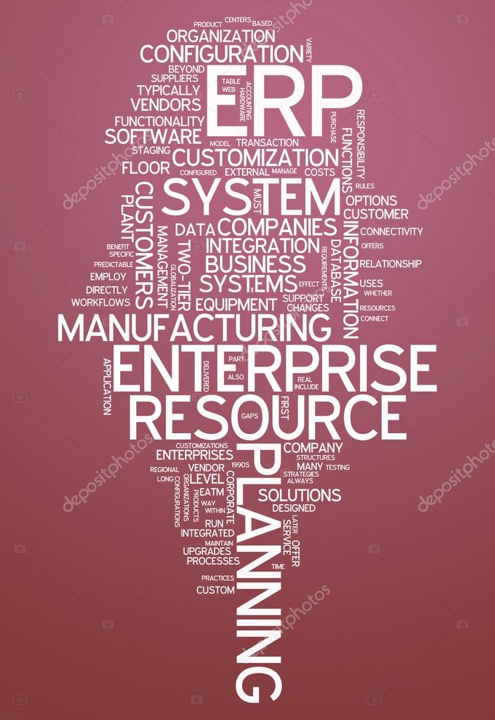 Word Cloud Enterprise Resource Planning Stock Photo by ©mindscanner ...