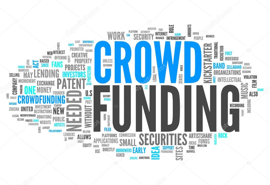 Word Cloud Crowd Funding Stock Photo by ©mindscanner 46042645