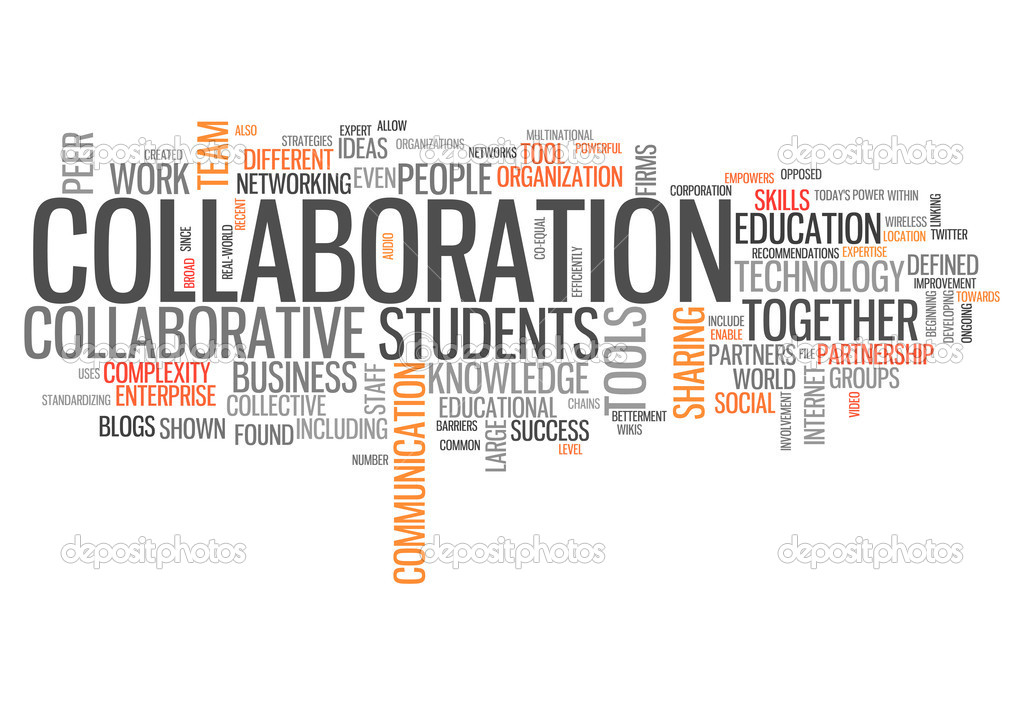 Word Cloud Collaboration — Stock Photo © mindscanner #46351909