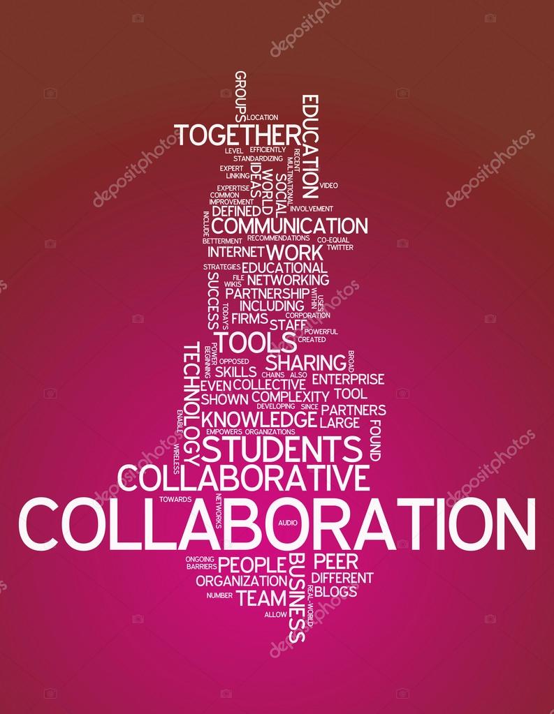 Word Cloud Collaboration — Stock Photo © mindscanner #46351961