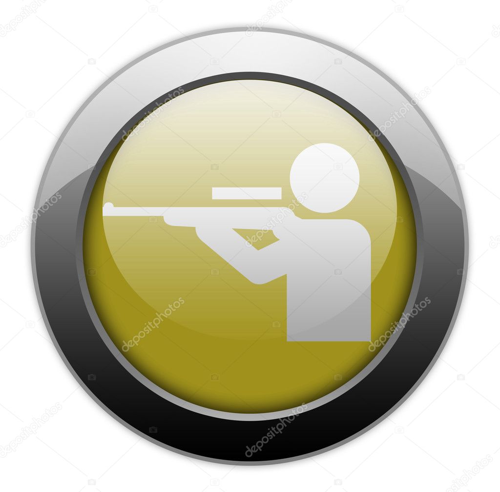 Icon, Button, Pictogram Hunting — Stock Photo © mindscanner #48392363