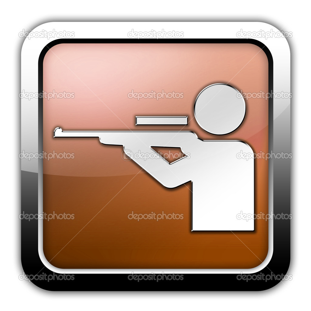 Icon, Button, Pictogram Hunting — Stock Photo © mindscanner #48955703