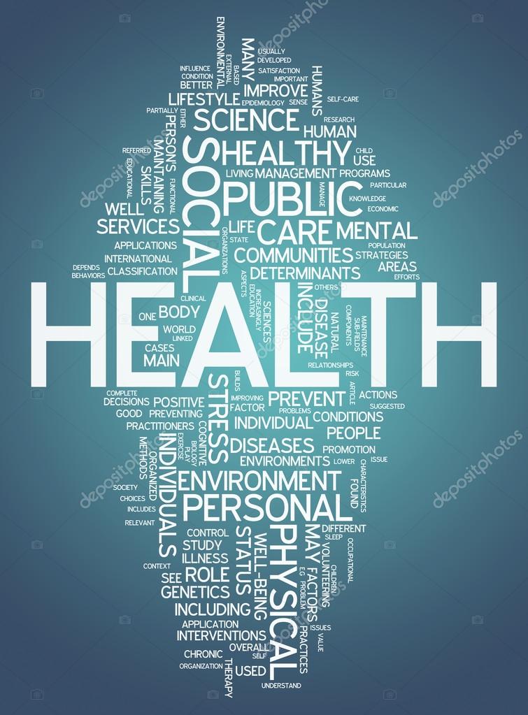 Word Cloud Health Stock Photo by ©mindscanner 49696727