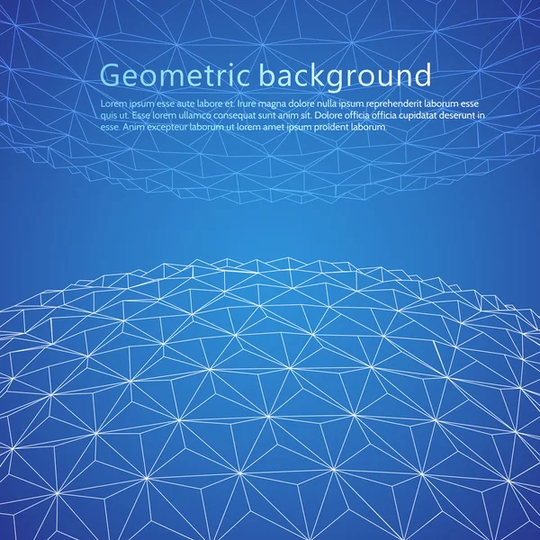 Geometrical sphere. Vector illustration — Stock Vector © samarka #38264111