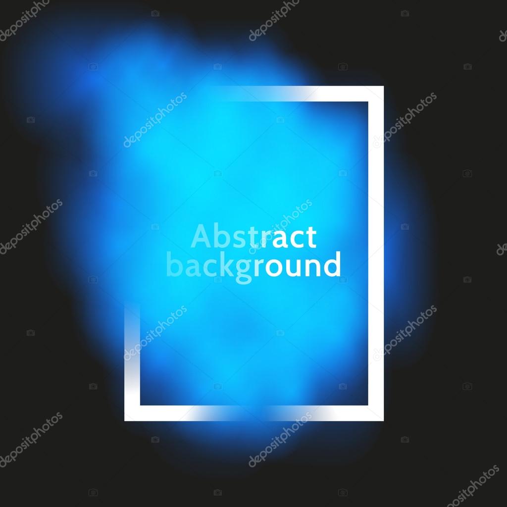 Color fog in a frame. Vector illustration Stock Vector Image by ...