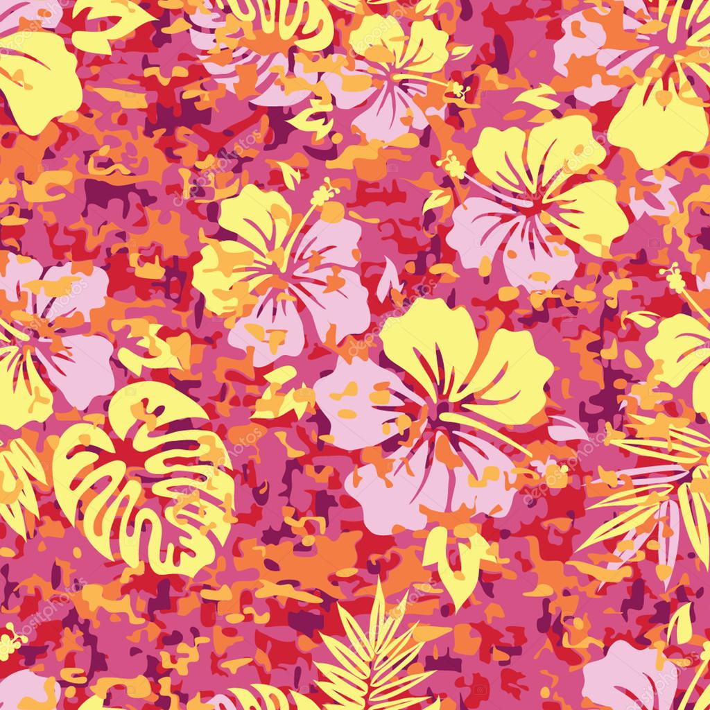 Aloha Shirt Pattern Stock Vector Image By ©junglebay 41722703
