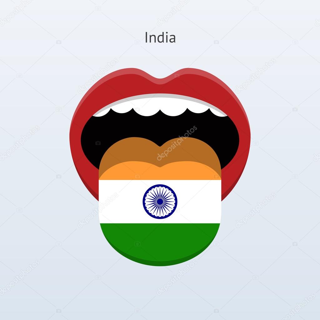 Idioma de la India. Lengua humana abstracta . Vector de stock #32906417 ...