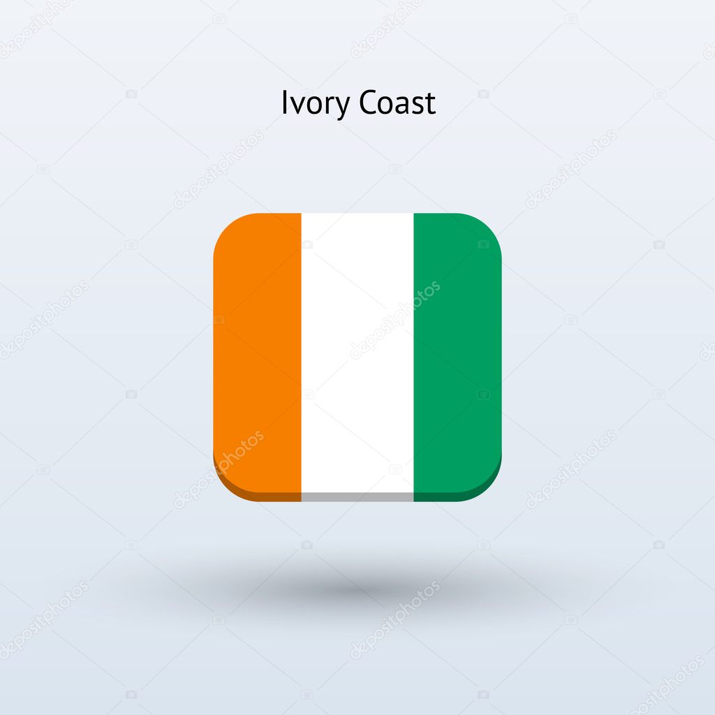 Ivory Coast flag icon Stock Vector Image by ©tkacchuk #35977149