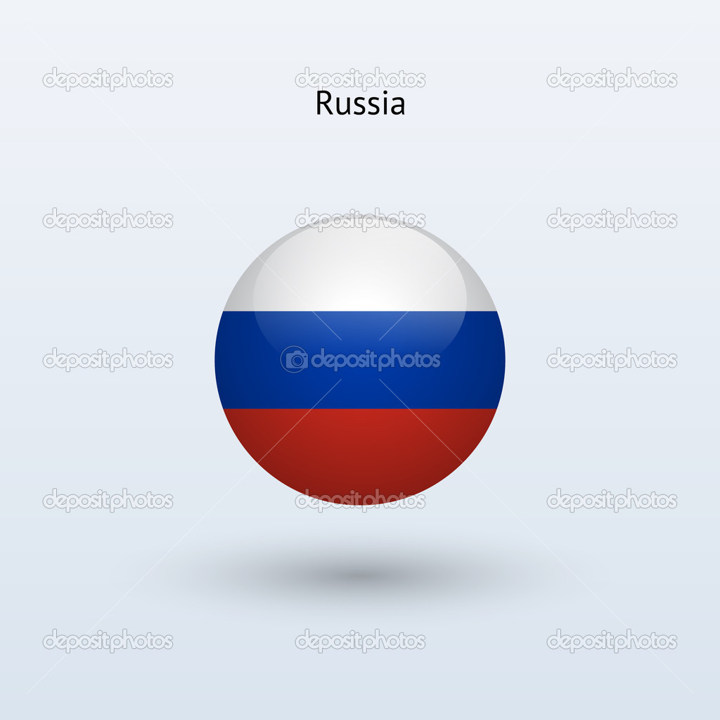 Russia round flag. Vector illustration. Stock Vector Image by ©tkacchuk ...
