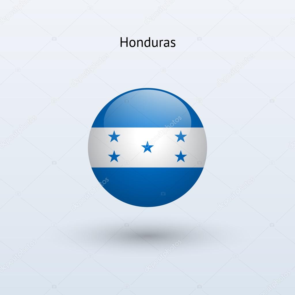 Honduras round flag. Vector illustration. Stock Vector by ©tkacchuk ...