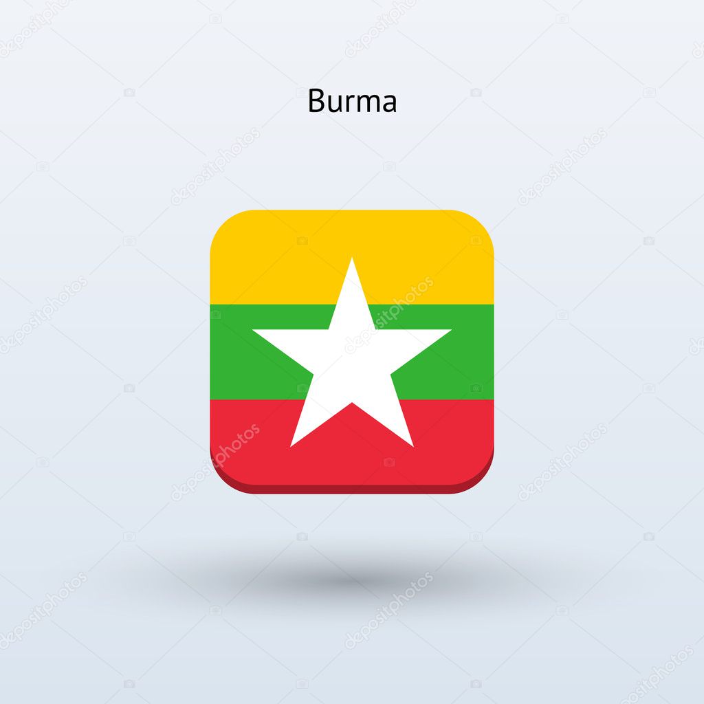 Burma flag icon Stock Vector Image by ©tkacchuk #36303077
