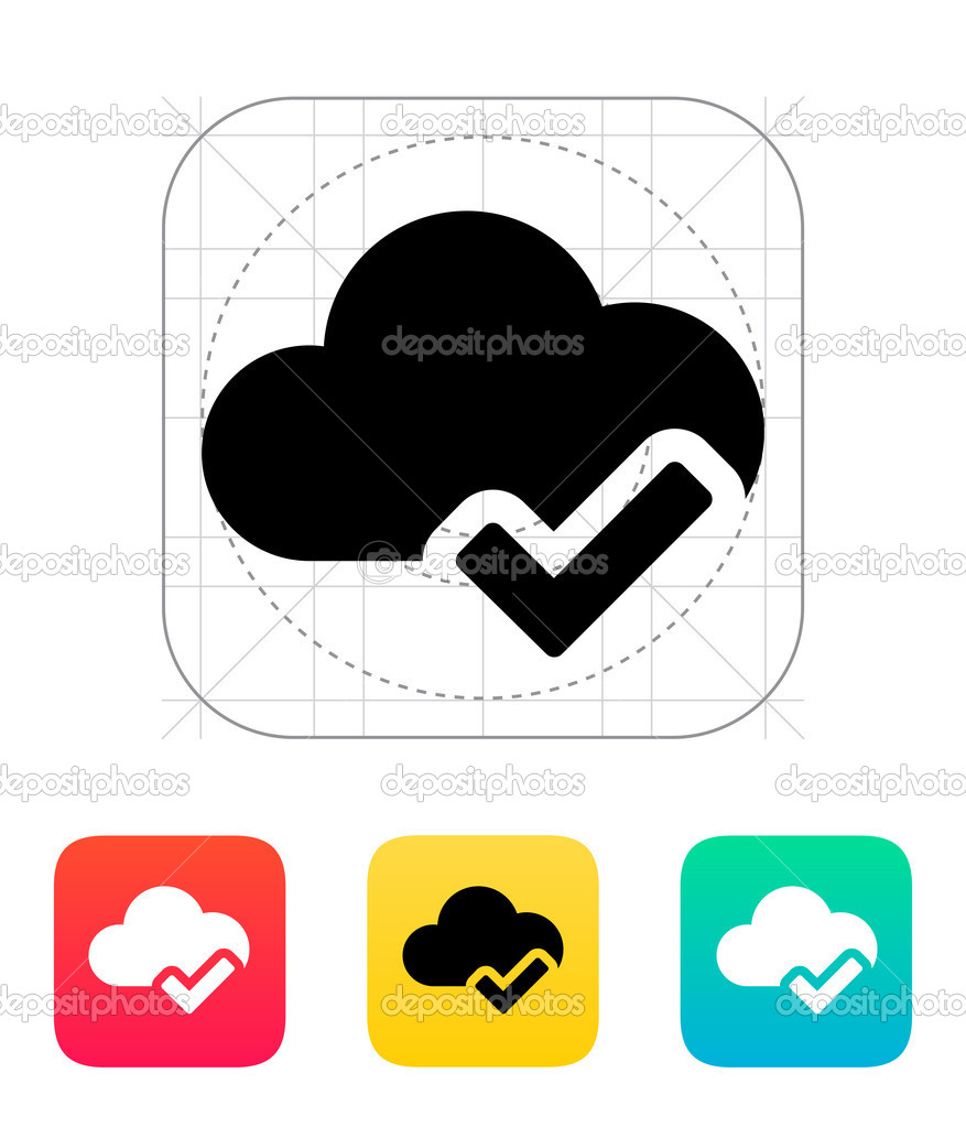 Check cloud icon. Stock Vector Image by ©tkacchuk #39287721