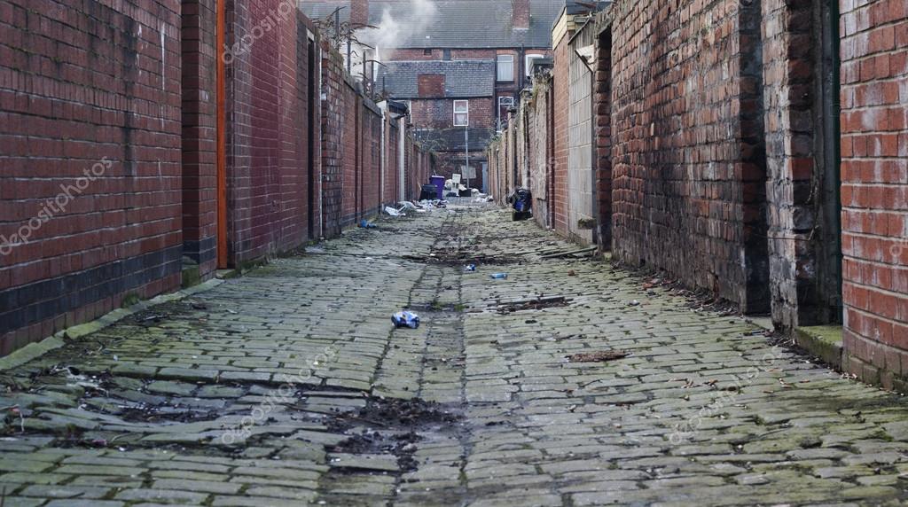 Dirty back street alley Stock Photo by ©illu 21109845