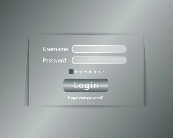 Web login form Stock Vector Image by ©Jack1e #31750967