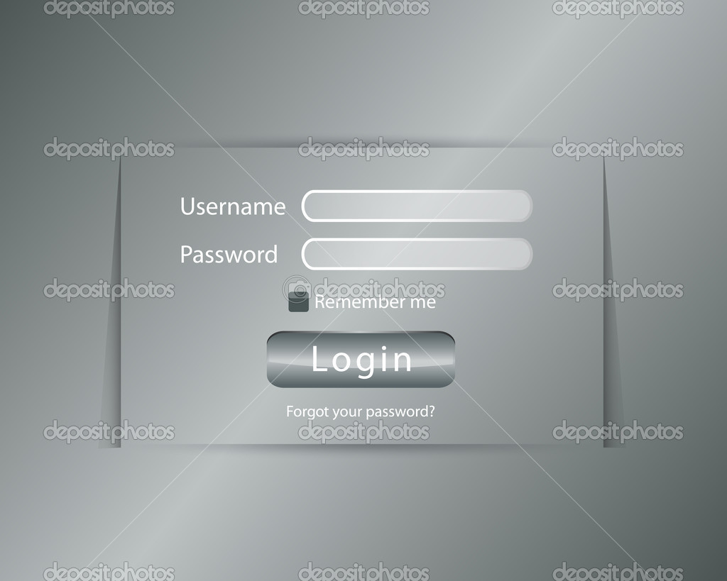 Login interface Stock Vector Image by ©bymandesigns #20795663