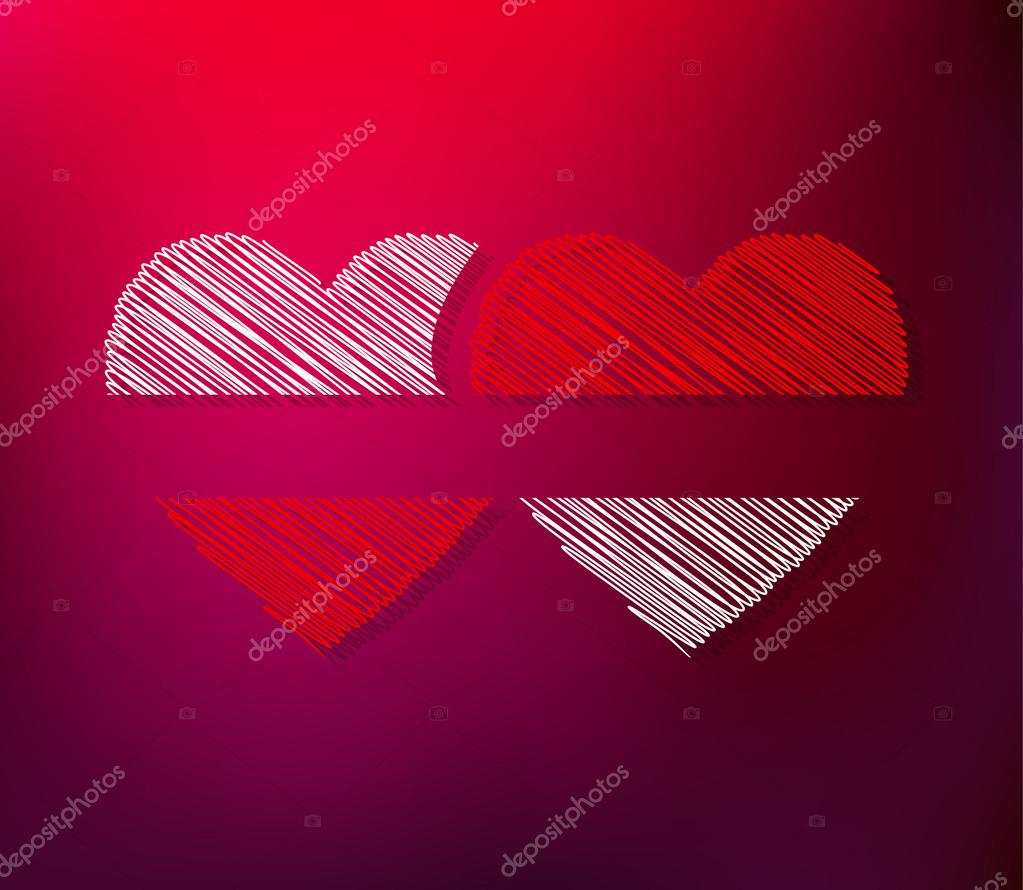 Couples of hearts Stock Vector Image by ©bymandesigns #38571977