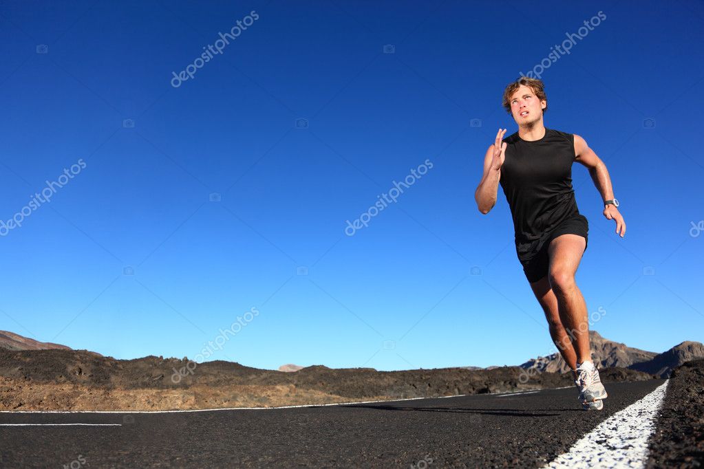 Running - male runner — Stock Photo © Maridav #22277851 Running - male runner — Stock Photo © Maridav #22277851