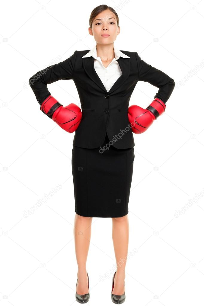 Concepto Del Negocio Fuerte Mujer Jefe — Foto De Stock © Maridav 22278195
