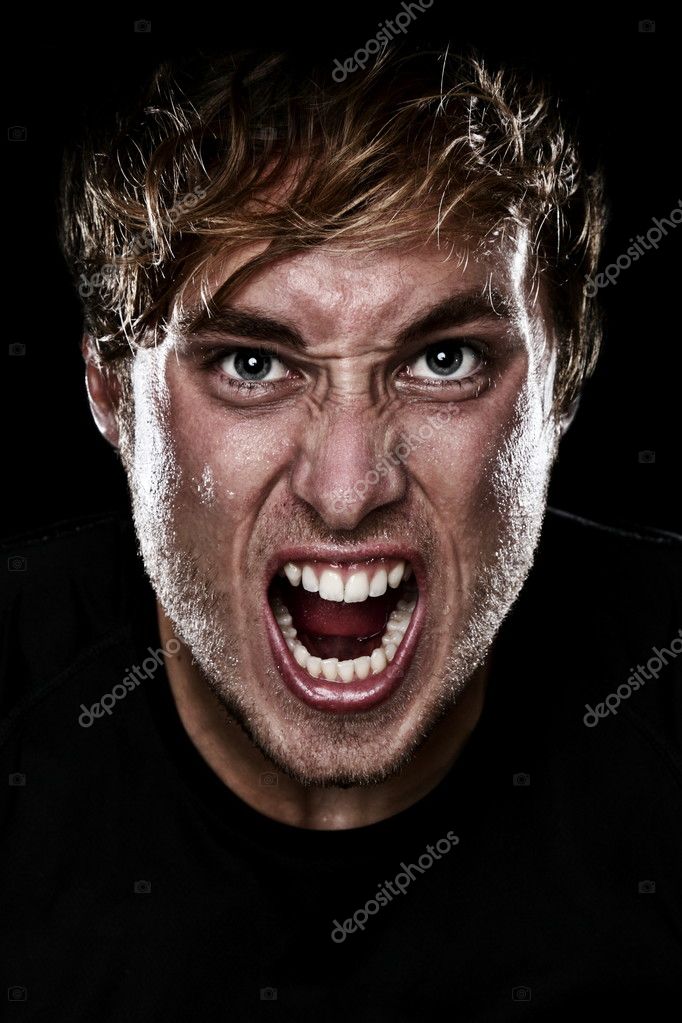 Hombre enojado — Foto de stock © Maridav #22920416