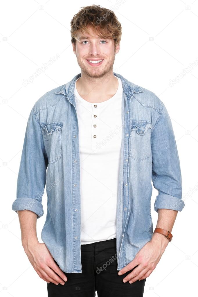 Handsome young man portrait. Stock Photo by ©Maridav 22920440