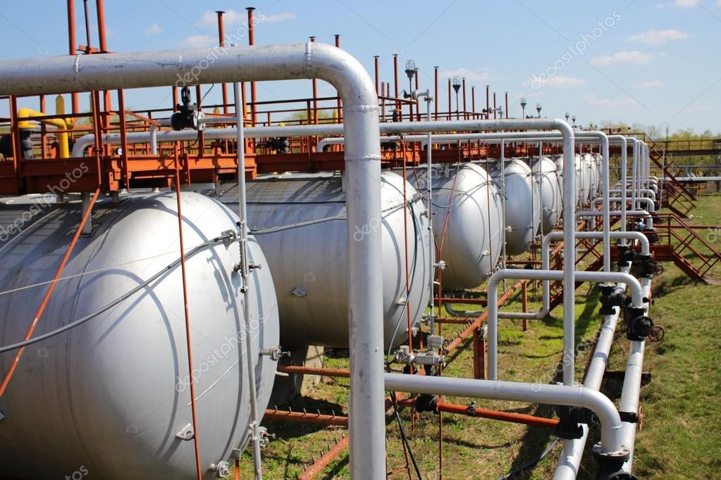 Gas tanks — Stock Photo © Alex_Schmidt #44181177