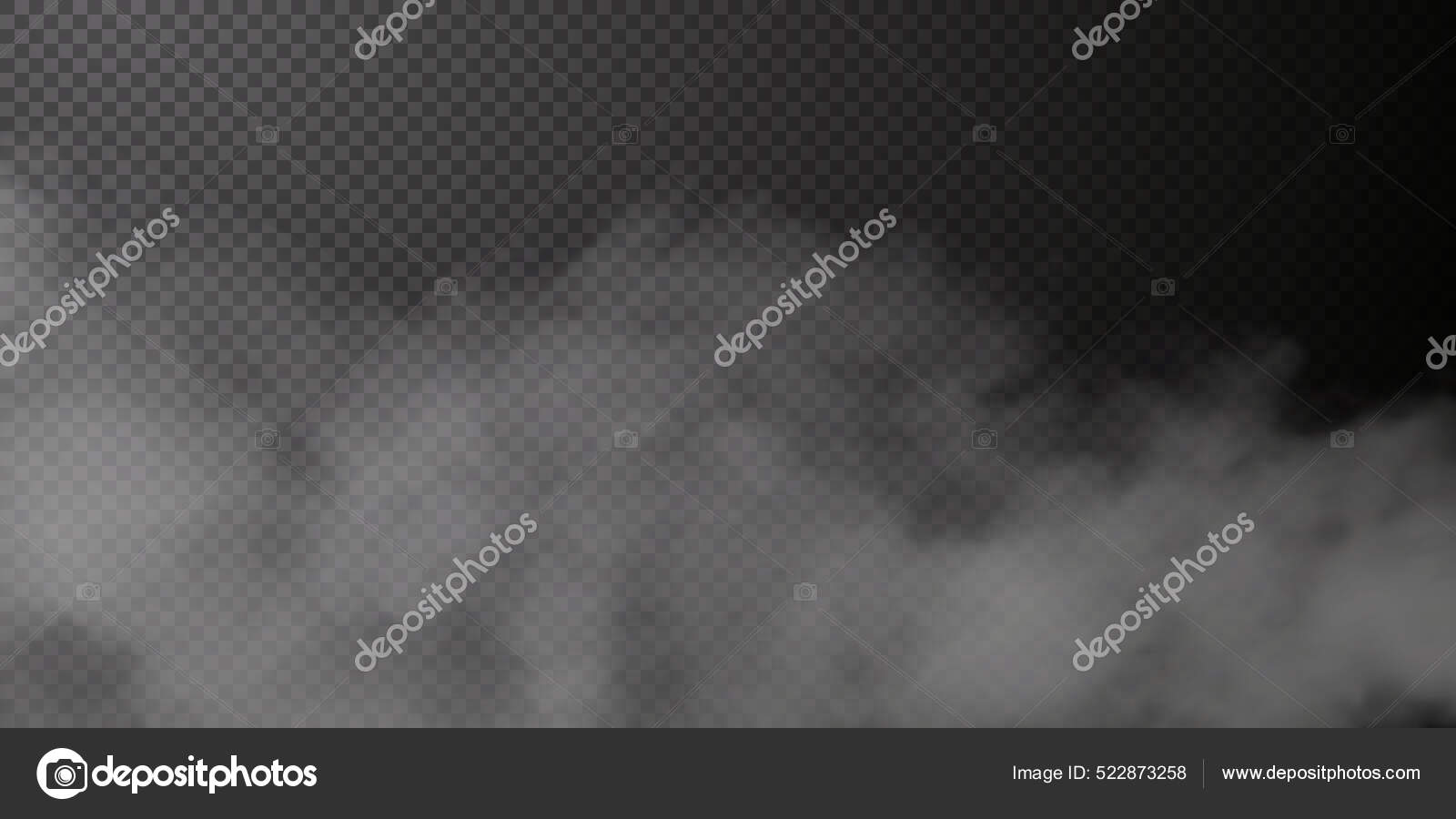 Vektor Mengisolasi Asap Png Tekstur Asap Putih Pada Latar Belakang ...