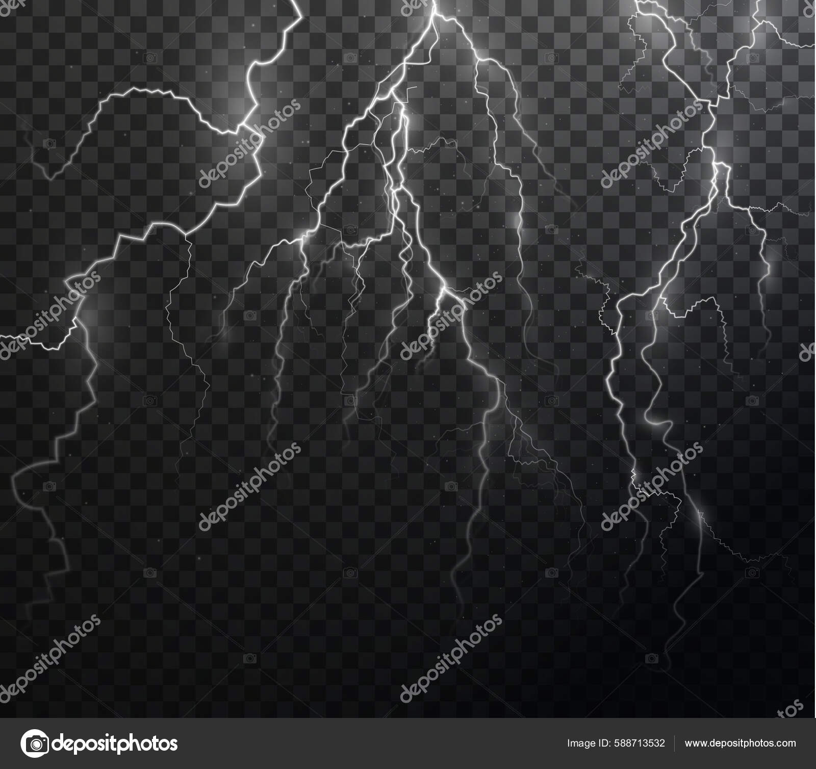Light White Isolated Vector Lightning Png Magic Light Abstract Lines ...