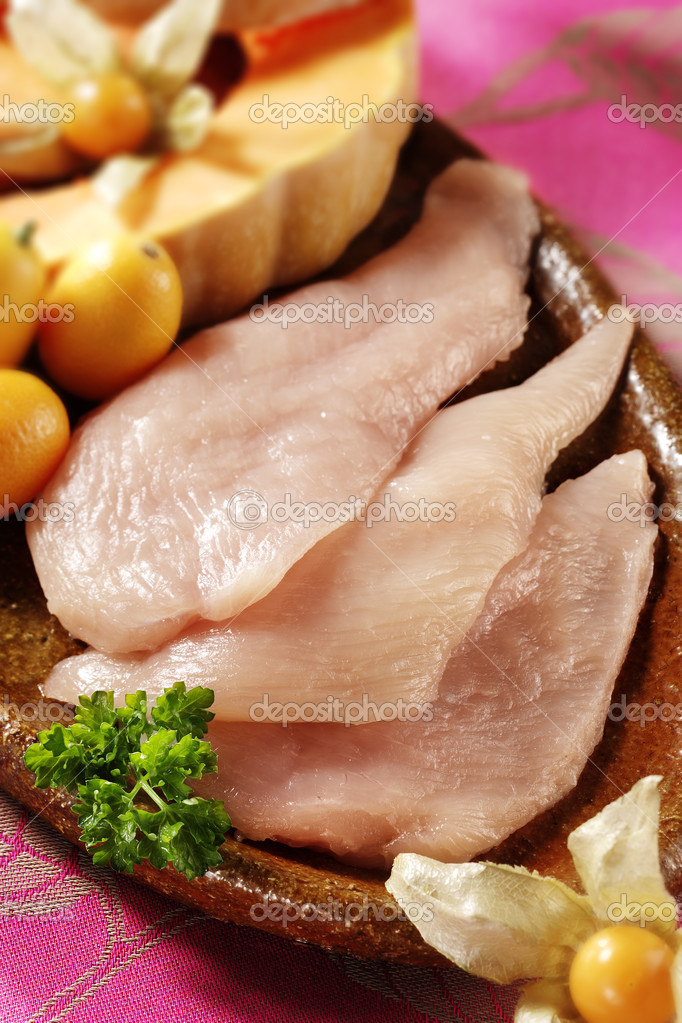 Filetes de pechuga de pollo: fotografía de stock © estudiosaavedra ...