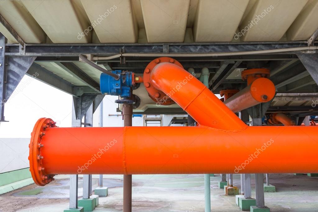 Pipe of Fire fighting system — Stock Photo © mathisa #36020407