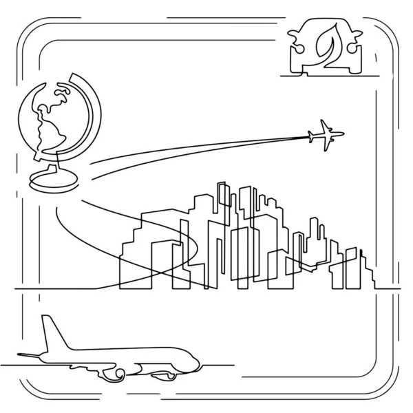 Concept Visualization Line Icon Drawing Business Infographics Stock ...