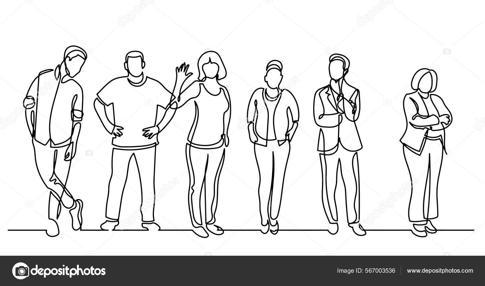 Kreative Tegninger Av Mennesker