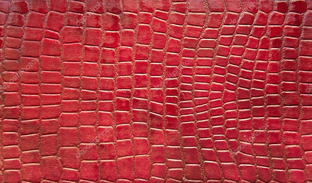 Red crocodile skin texture — Stock Photo © daughter #23292168