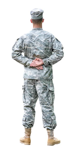Parade rest soldier isolated Stock Photo by ©daughter 23577549