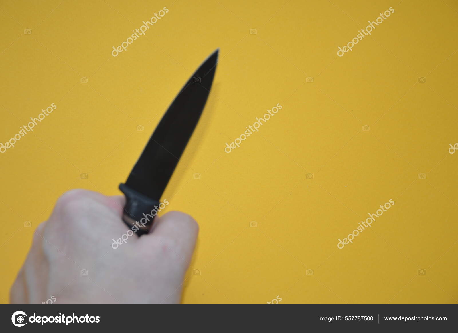 Knife Cold Piercing Cutting Weapon Self Defense — Stock Photo ...