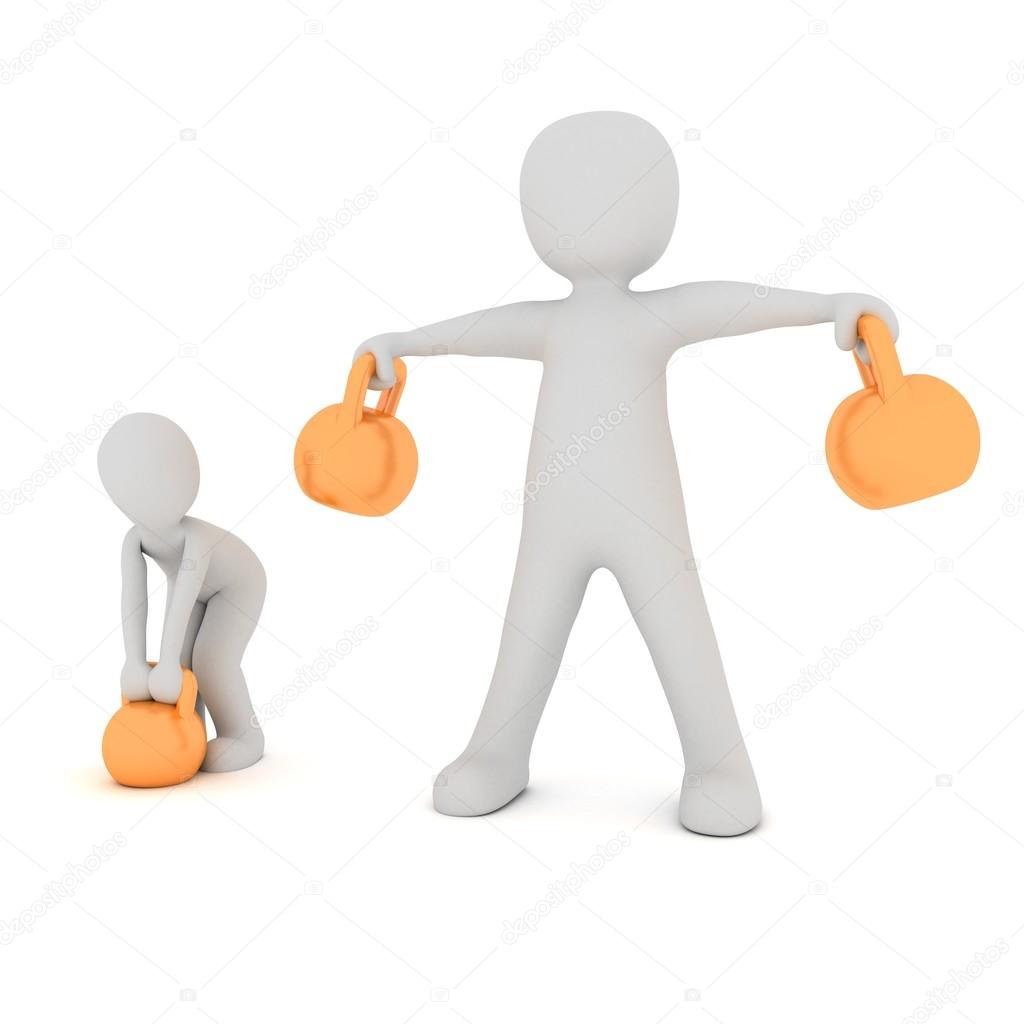 Strong And Weak Clipart