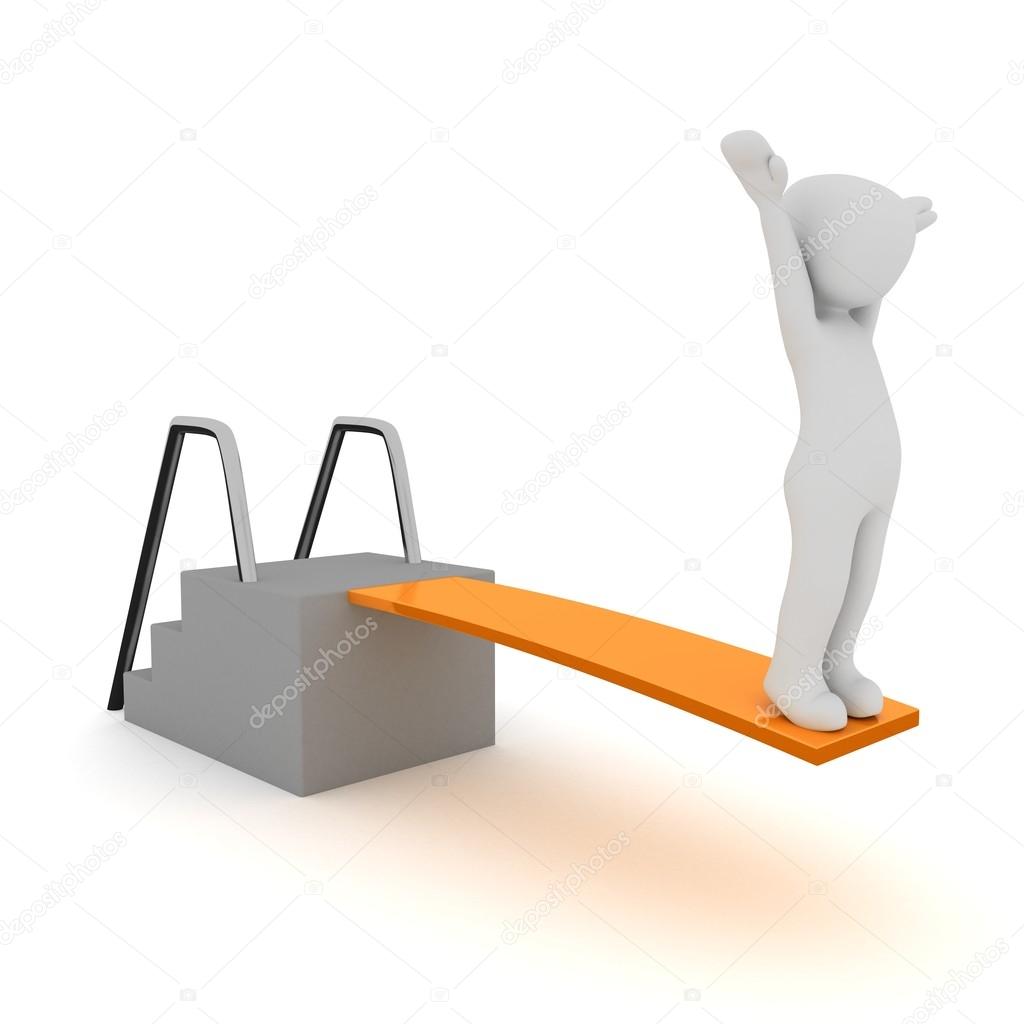 Springboard Stock Photo by ©3D-Agentur 25821561