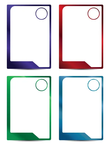 Trading card border Vector Art Stock Images | Depositphotos