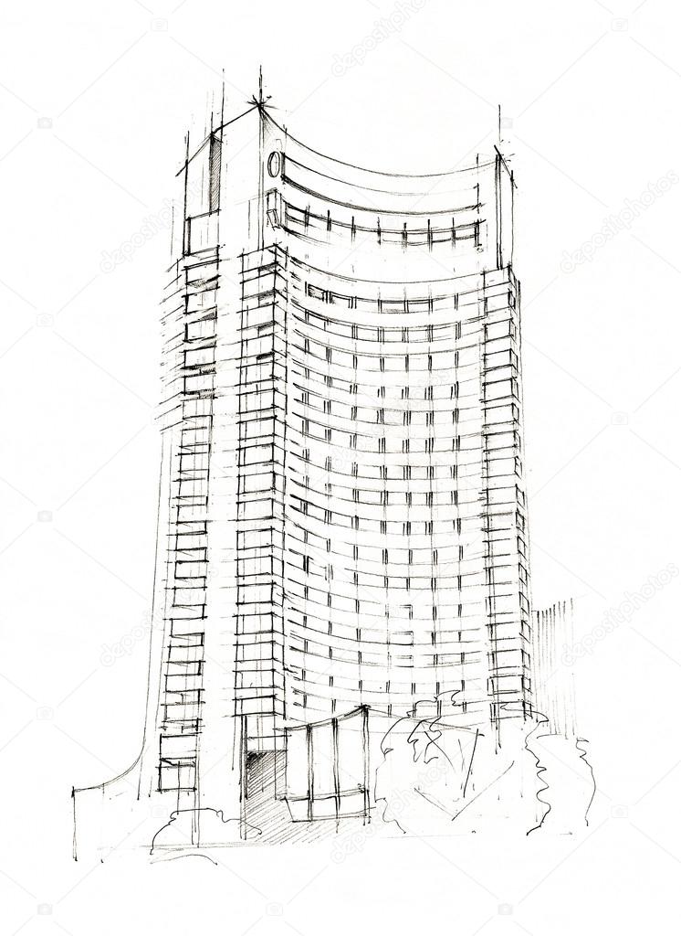 Pictures: hotel sketch | Hotel Sketch — Stock Photo © radub85 #23251354