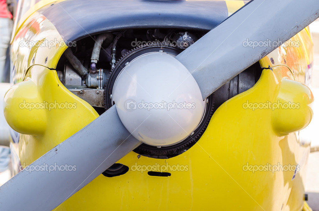 Airplane Front Propeller — Stock Photo © radub85 #33125877