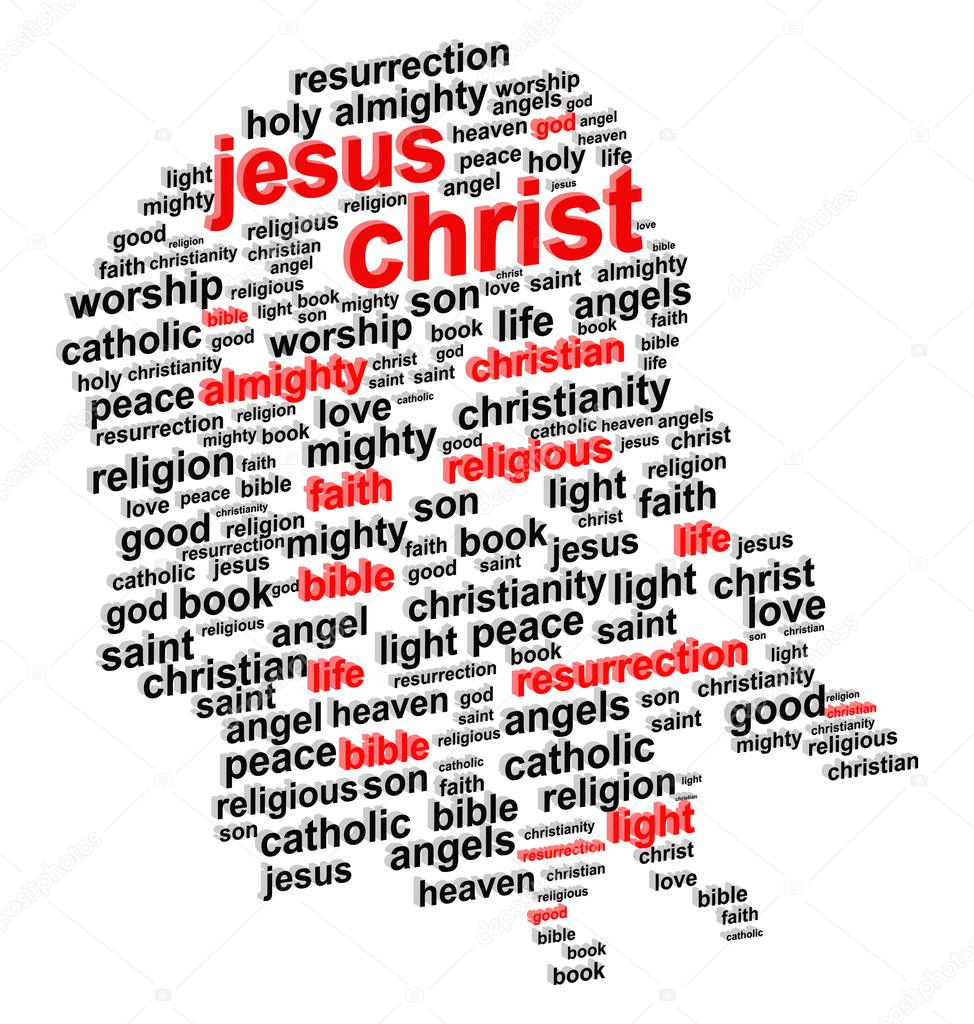 Jesus abstract | Jesus Christ Abstract Portrait — Stock Vector ...