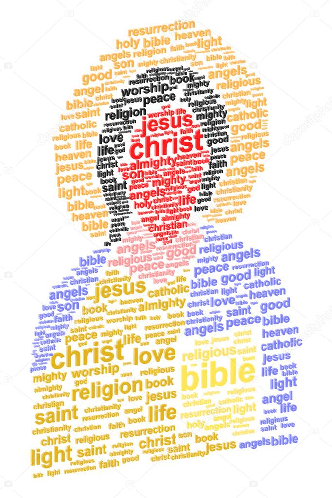 Jesus Christ Abstract Portrait — Stock Vector © radub85 #42359977