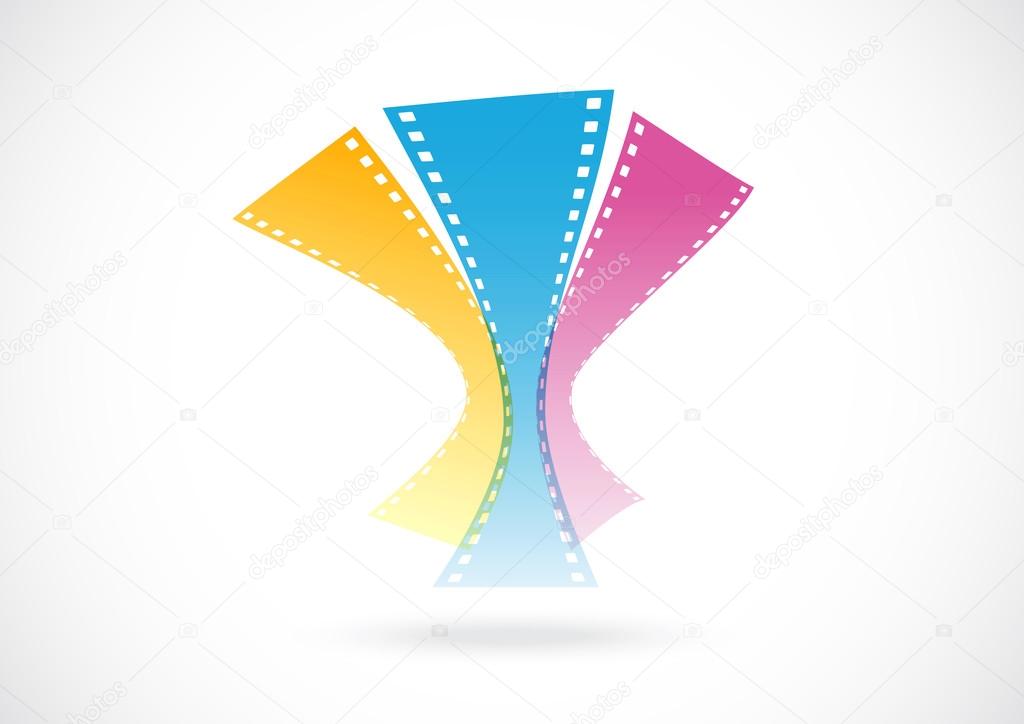 Película tira logo abstracto fondo Vector de stock por ©bejotrus 35226359