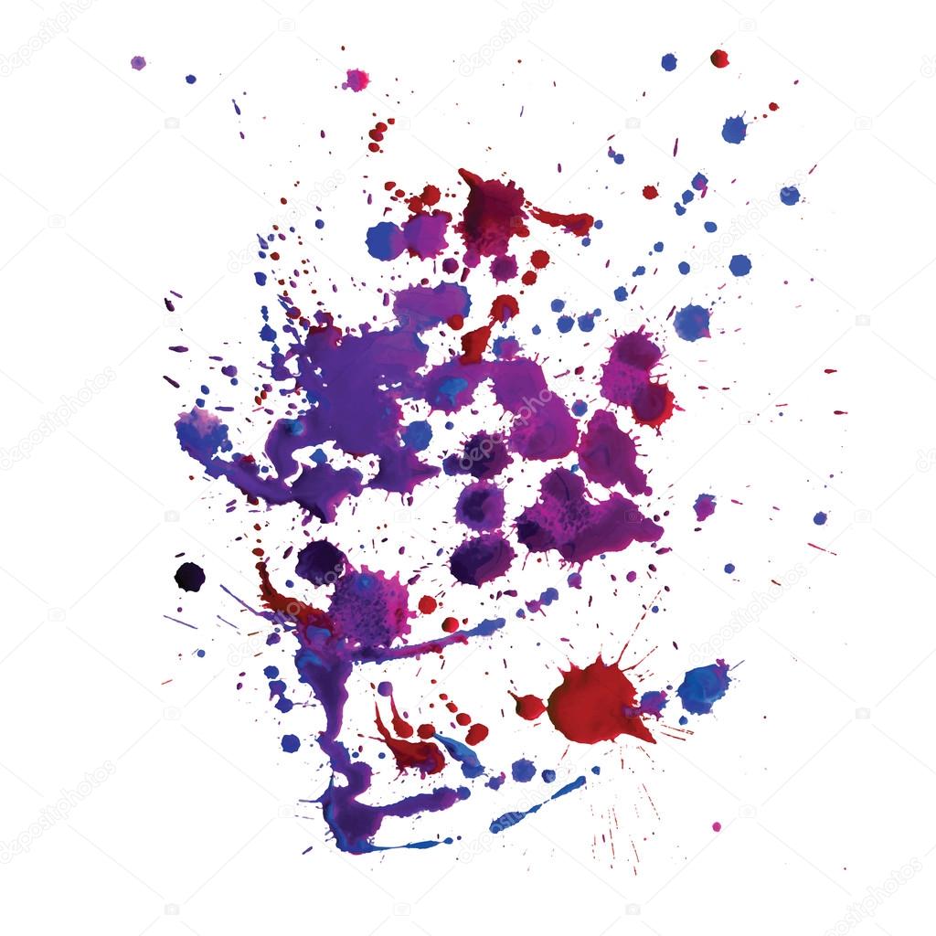 Fondo con manchas de colores. Ilustración vectorial. 2022